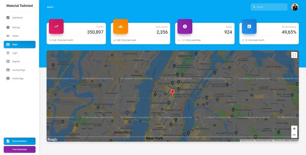 Material Tailwind Dashboard React