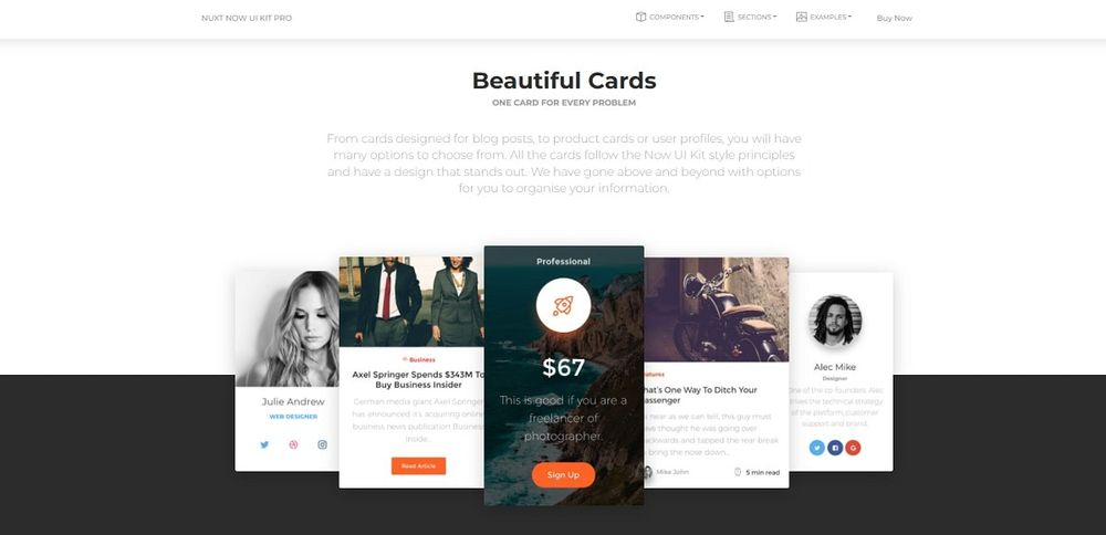 Nuxt Now UI Kit - Premium Template Nuxt Now UI Kit - Premium Template
