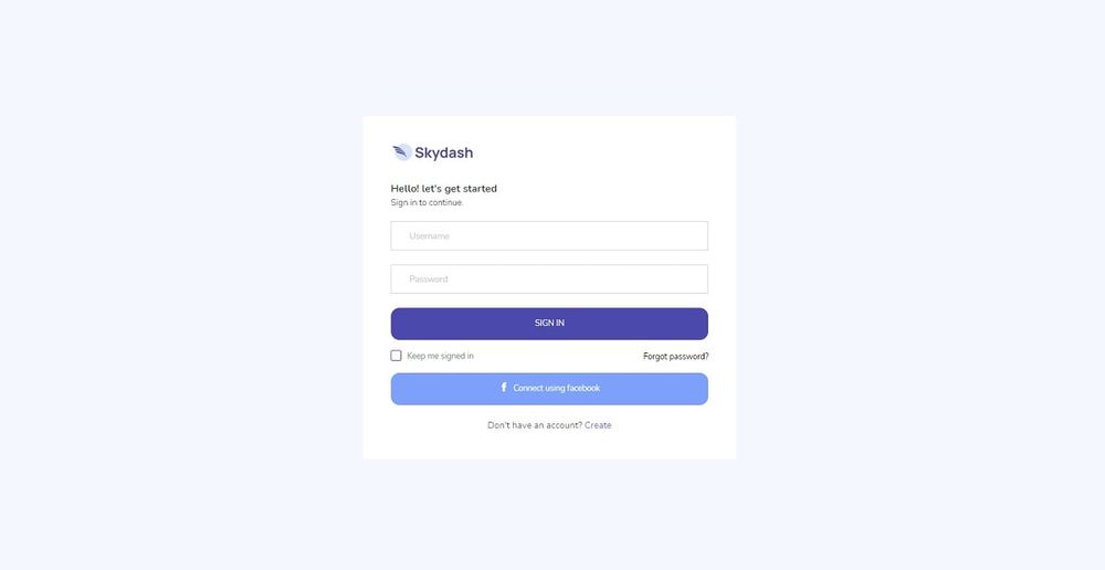 Skydash – Free Bootstrap Admin Template Skydash – Free Bootstrap Admin Template